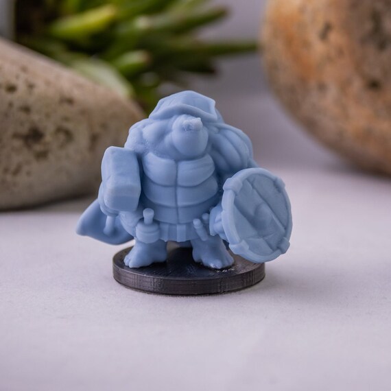 Tortle Cleric 3D Printed Dungeons and Dragons Miniature | Etsy