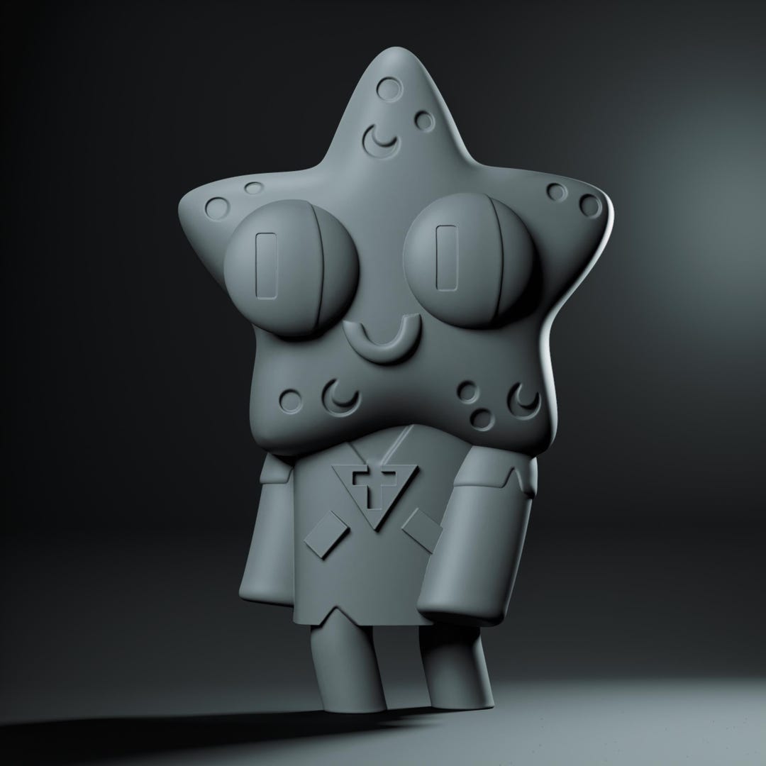 Star Initiate Miniature, 3D Printed, Dungeons and Dragons Miniature ...