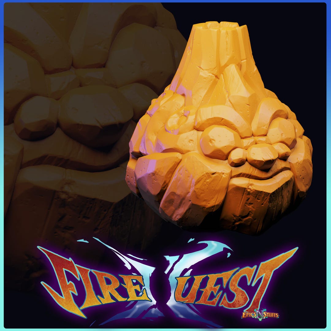 Vulcan, Breath of Fire III, 3D Printed, Dungeons and Dragons Miniature ...