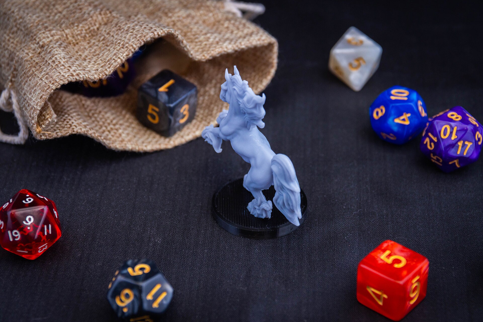 Nightmare Steed 3D Printed Dungeons and Dragons Miniature - Etsy