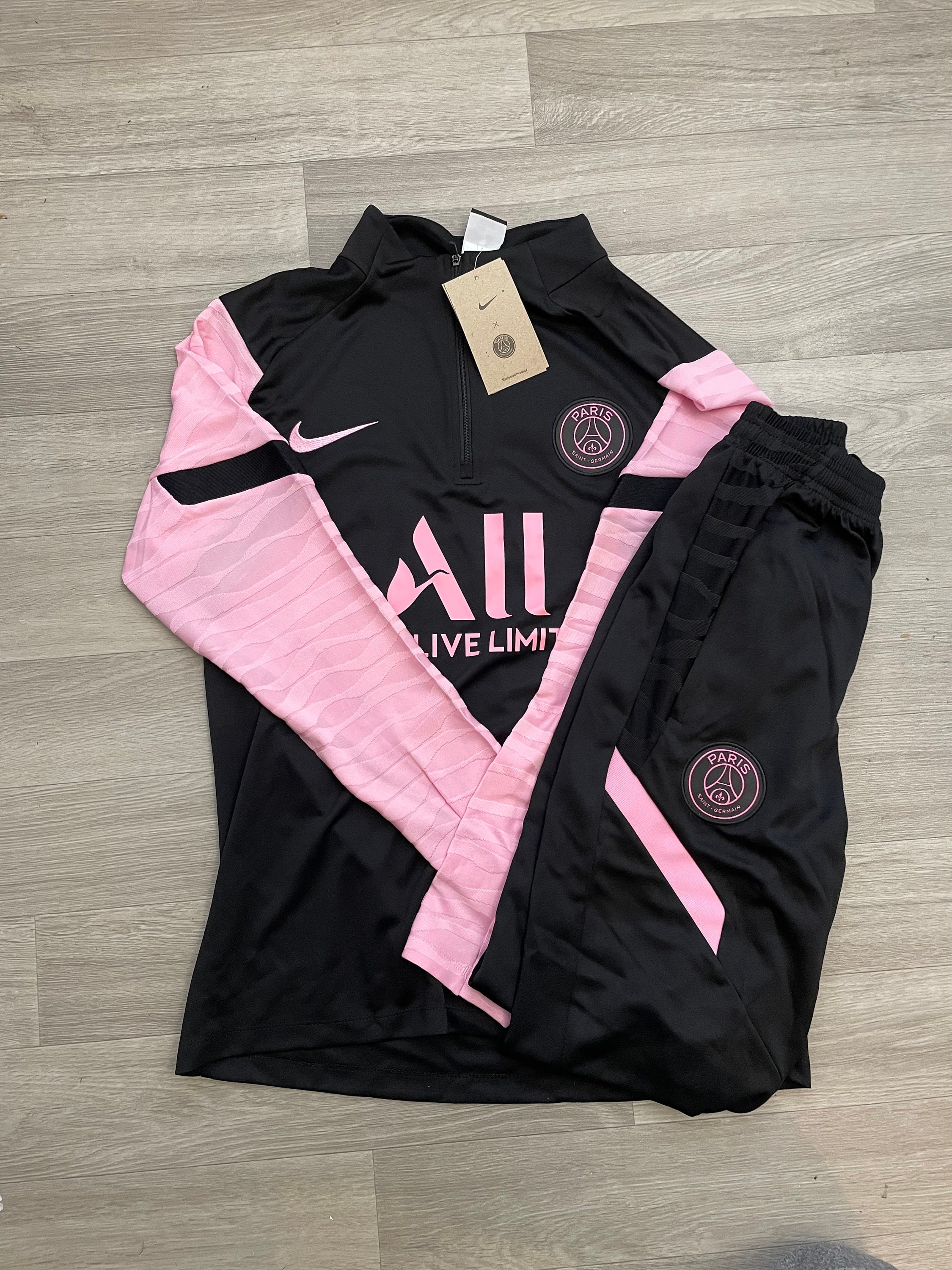 PSG Tracksuit Pink & Black - Etsy UK