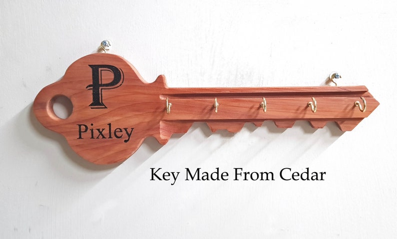 Personalized Wood Key Holder for Wall Wedding Housewarming - Etsy