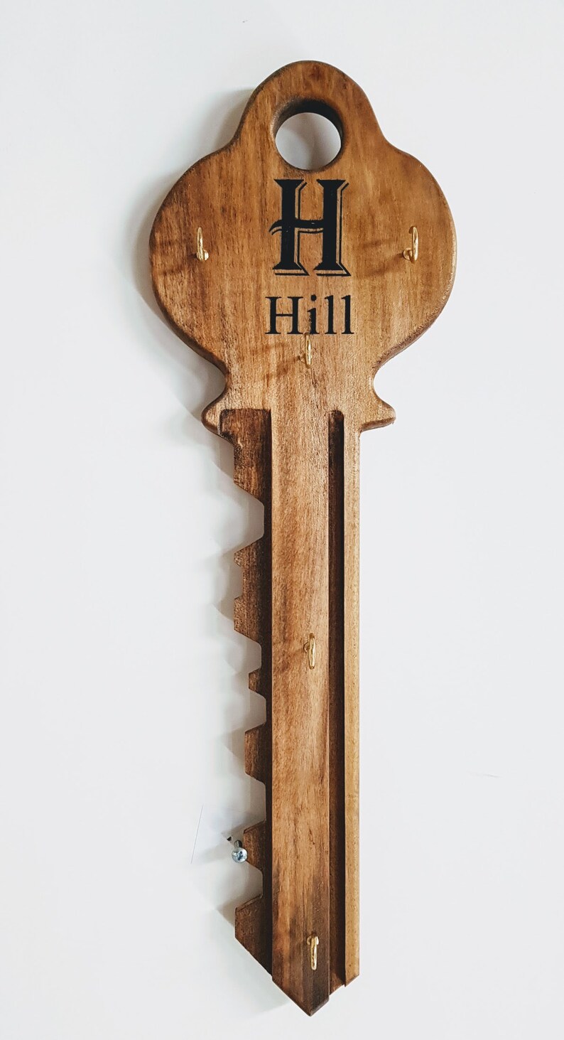 Personalized Wood Key Holder for Wall Wedding Housewarming - Etsy