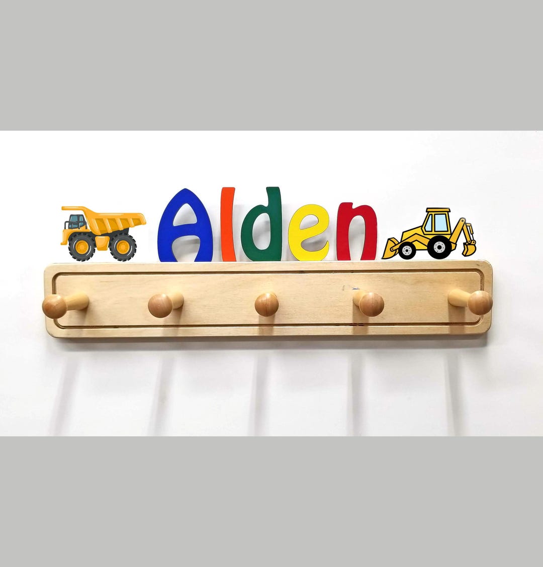 Colorful Coat Rack Personalized With Ornaments - Fast Delivery - Etsy