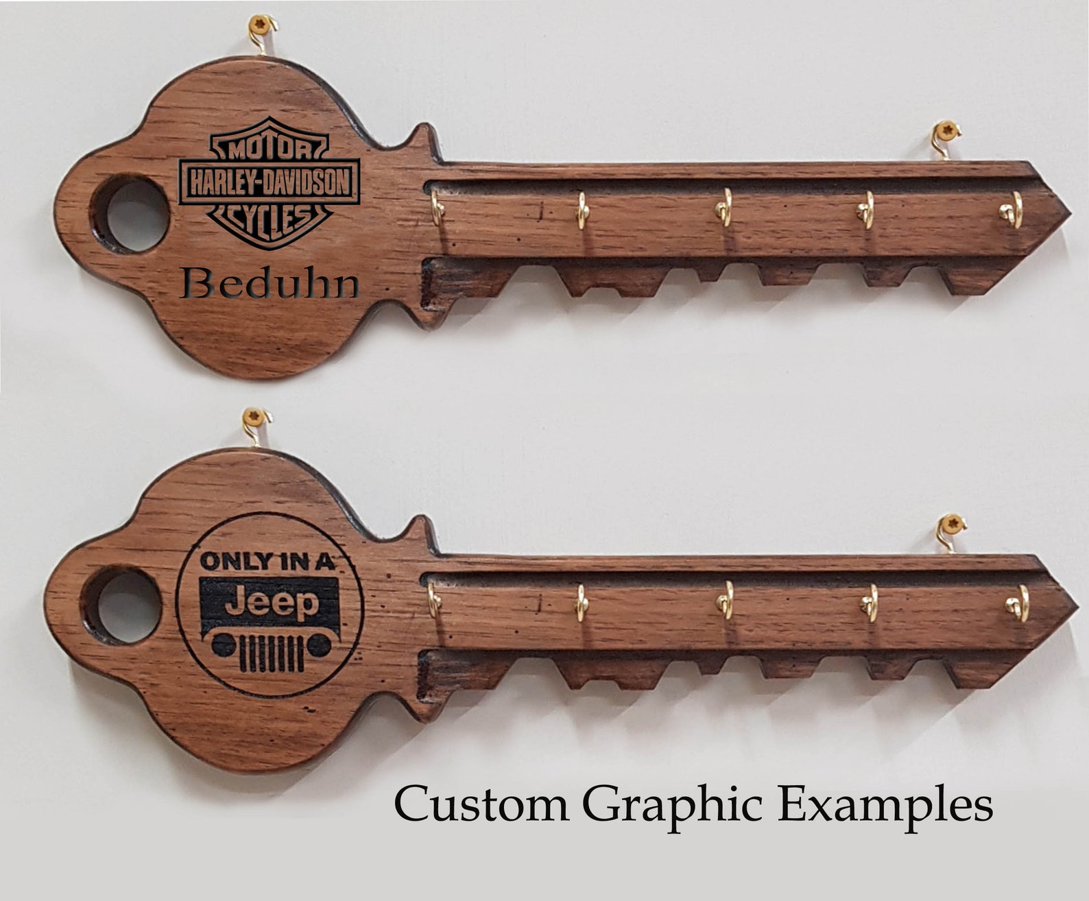 Personalized Wood Key Holder for Wall Wedding Housewarming - Etsy