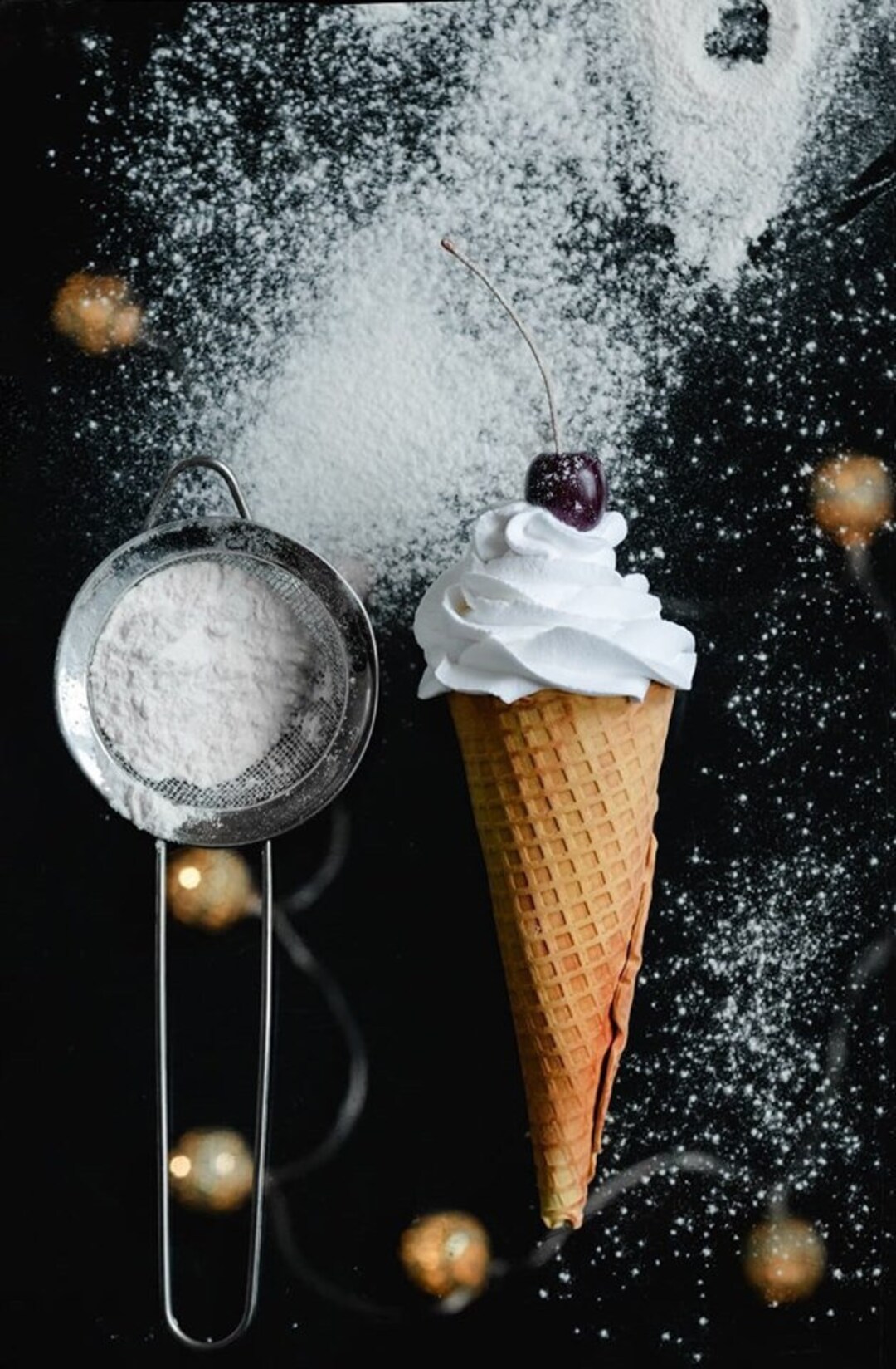 Fake Ice Cream Cone Ice Cream Fake Ice Cream Cherry Faux Food Imitation ...