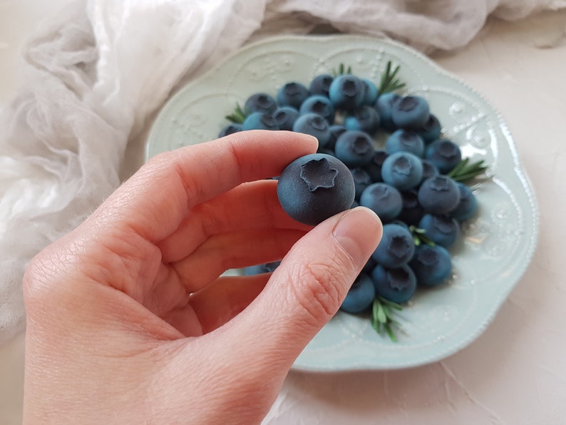 Berries Blueberry Hand Made Big Blueberry Fake Food Big - Etsy