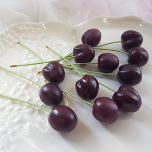 Fake Cherries Pin up Girl Fake Food Faux Cherry Faux - Etsy