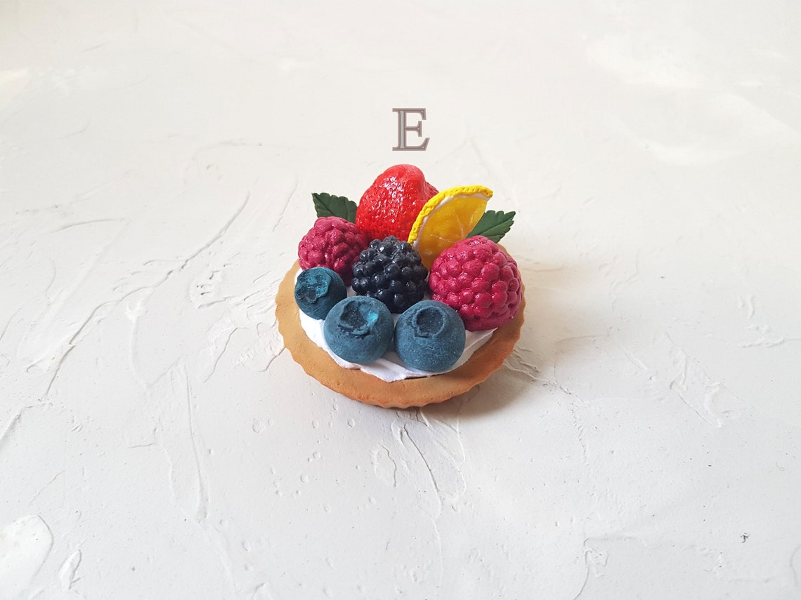 Fake tartlet Polymer clay food Pin Up Girl Polymer clay | Etsy