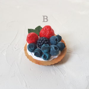 Fake tartlet Polymer clay food Pin Up Girl Polymer clay | Etsy