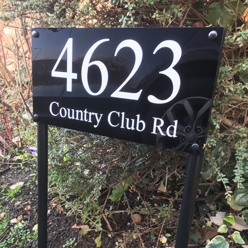 House Number Post - Etsy