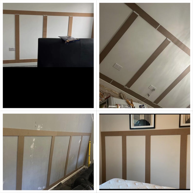 Slatwall Panels Vertical Slat Wall Decor SUPER EASY INSTALLATION 7.5cm ...