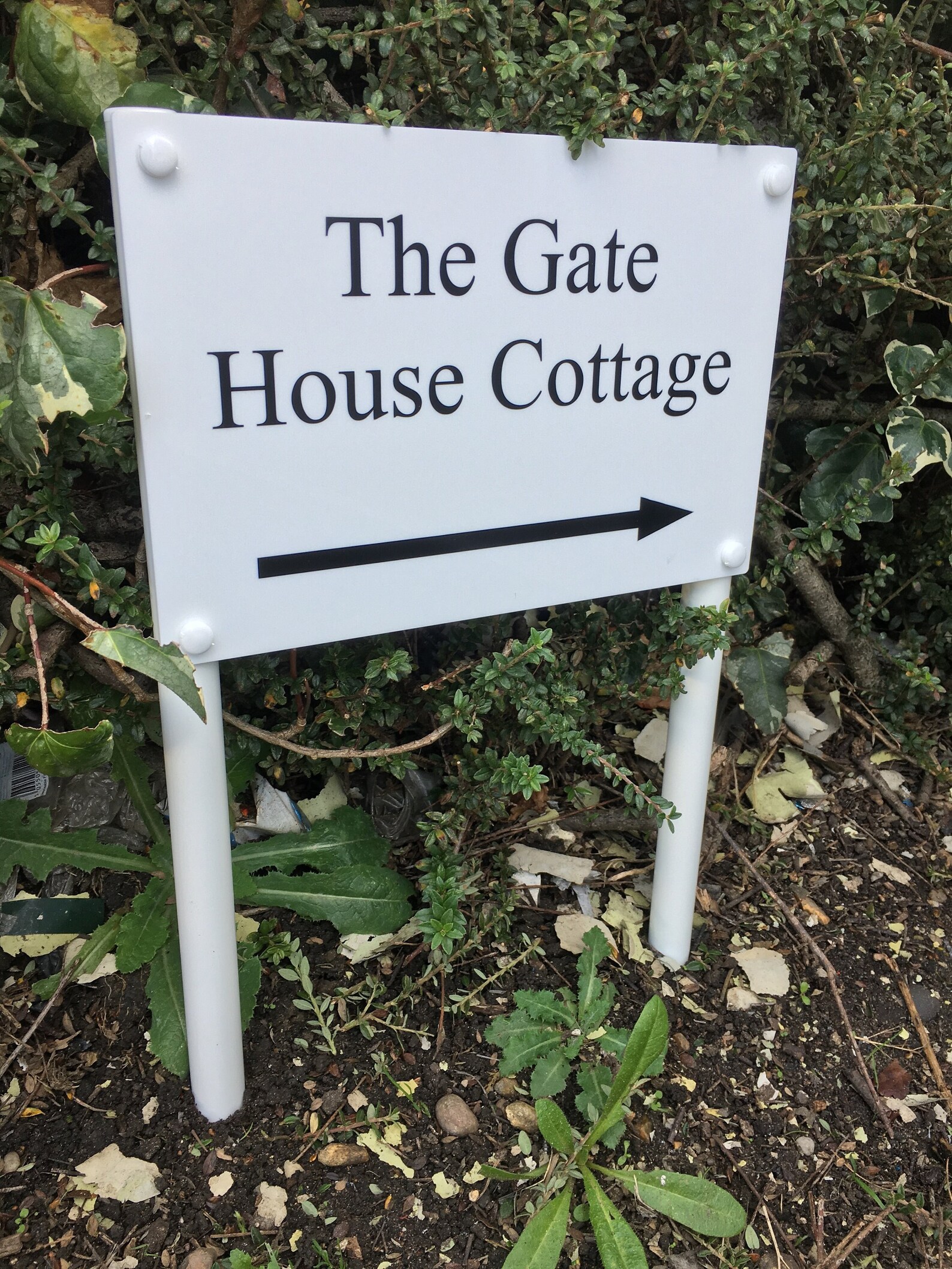 Freestanding Directional Lawn Sign Modern Custom Outdoor - Etsy