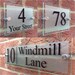 Modern Solar Powered Door Number Sign Led Solar Light up Number Sign - Etsy