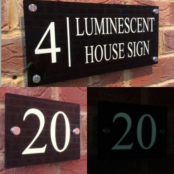 Luminous door numbers store