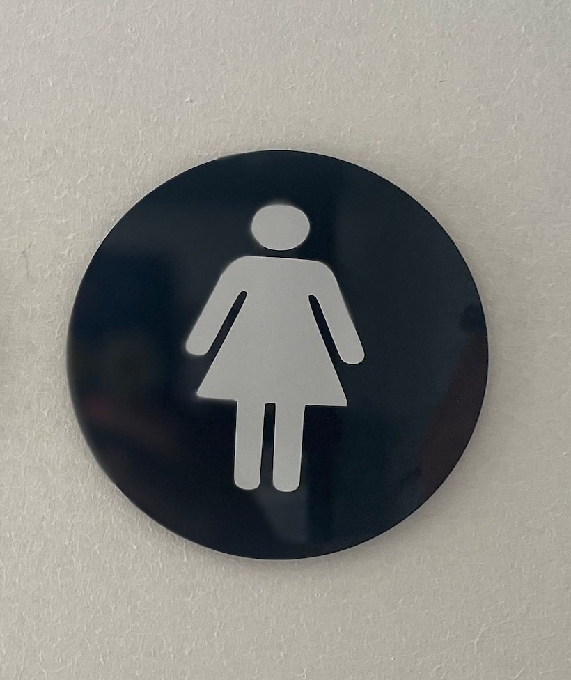 Ladies Door Sign Toilet Door Sign Door Plaque Vintage - Etsy