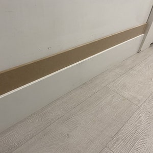 MDF Wall Panelling Strips, Multiple Sizes, Shaker Style, Paintable ...