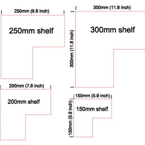Glass Acrylic Corner Shelving, Modern Bathroom / Kitchen Corner Shelves ...