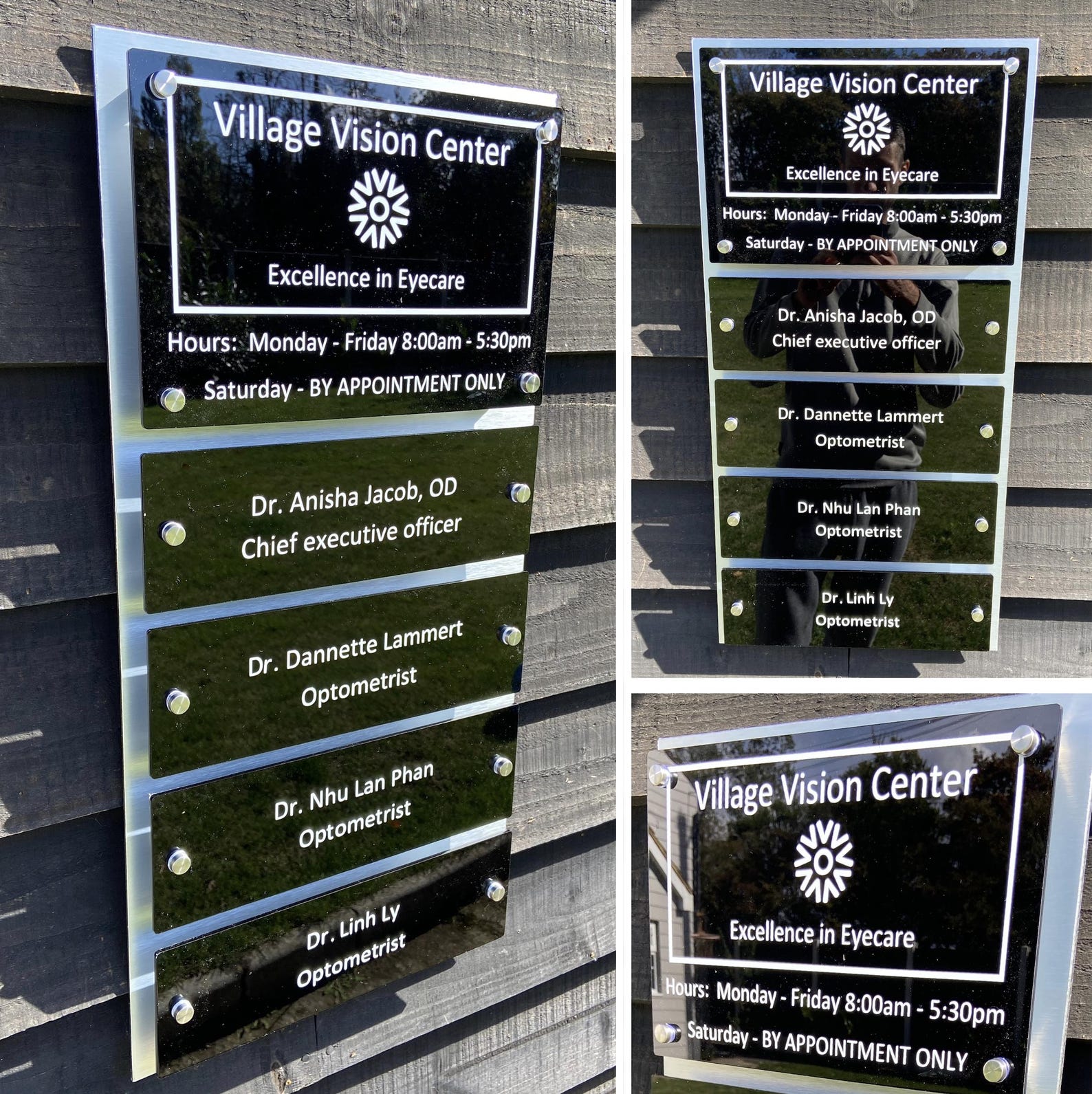 Optician Entrance Modern Sign Plaque, Custom Made With Your Choice of ...