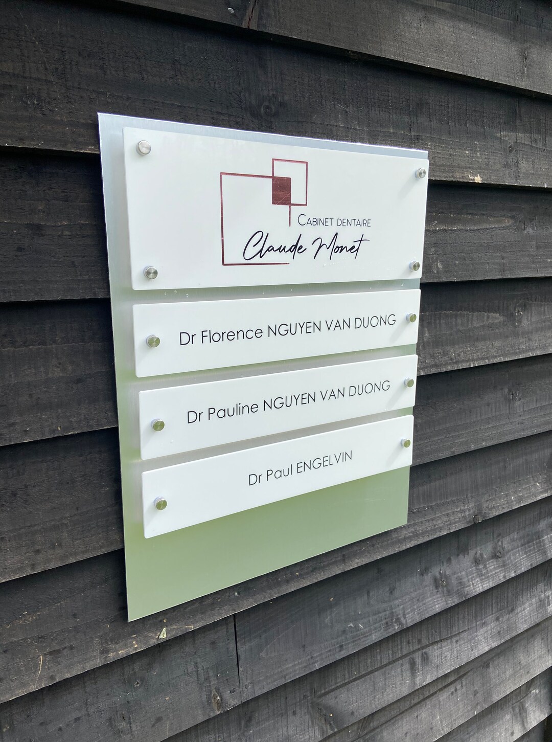 Designer Bespoke Cosmetic Surgery Entrance Sign Plaque With Doctors ...