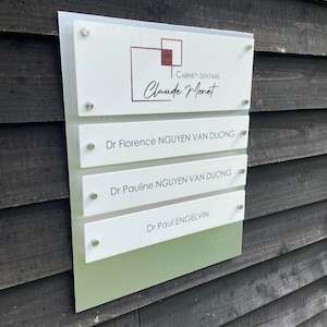 Designer Bespoke Cosmetic Surgery Entrance Sign Plaque With Doctors ...