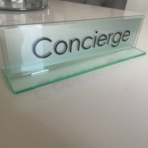 Personalised Office Sign, Desk Table Top Sign, House Office Room Plaque ...