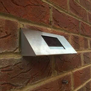 Contemporary Modern House Number Sign Printed Address Signage - Dark ...