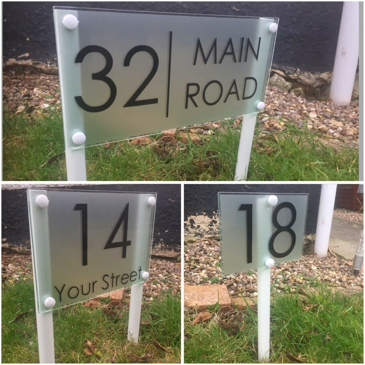 Custom Glass Acrylic Freestanding Sign Plaque Custom - Etsy