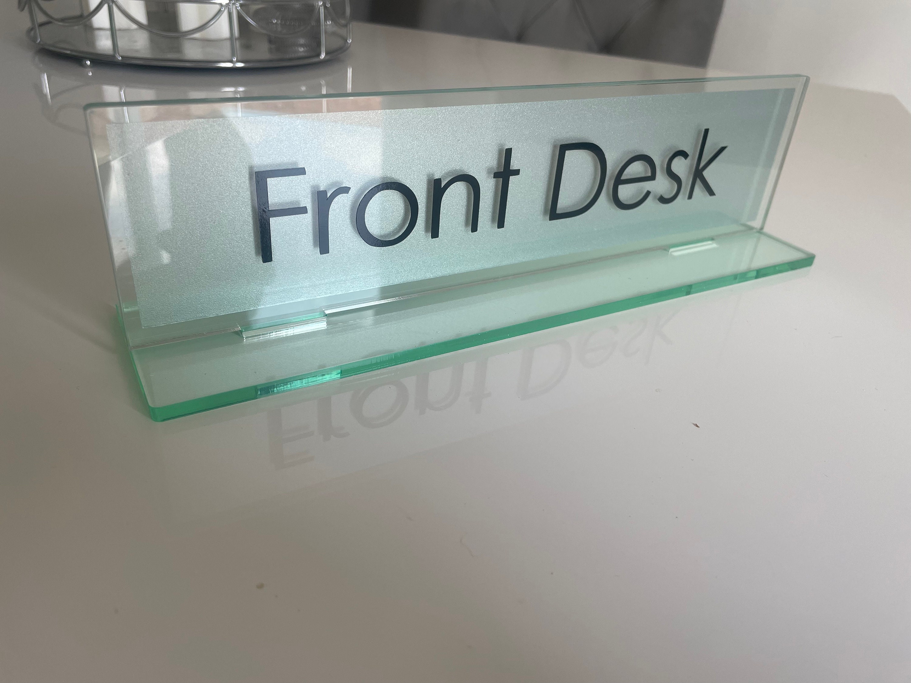 Personalised Desk Table Top Sign Office Sign House Office - Etsy