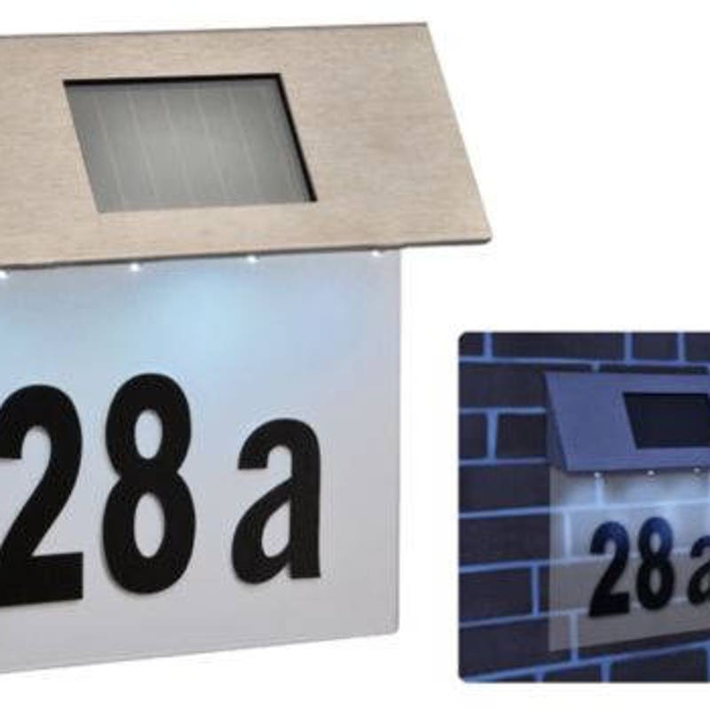 Solar Power House Numbers - Etsy