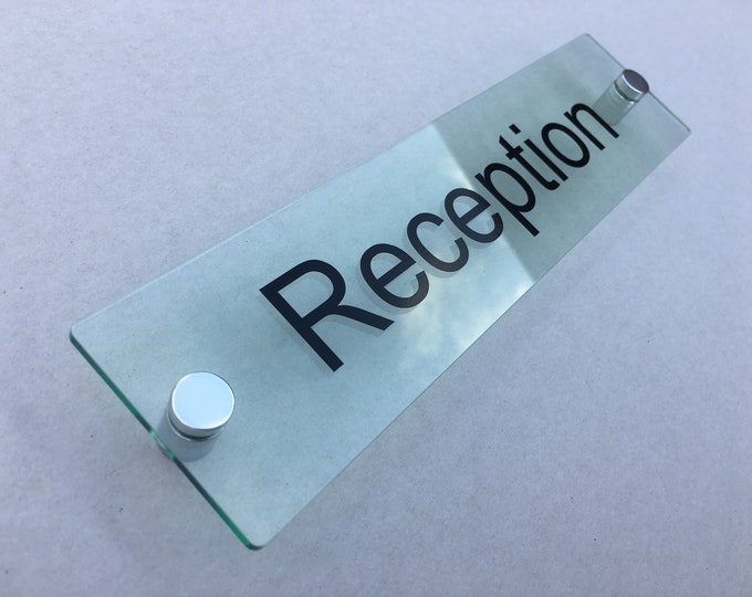 Modern House Sign Plaque White Door Number Street Glass Acrylic House ...