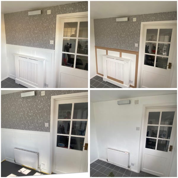 Complete Hall Way / Small Wall or Small Room Wall Panelling Kit Easy ...