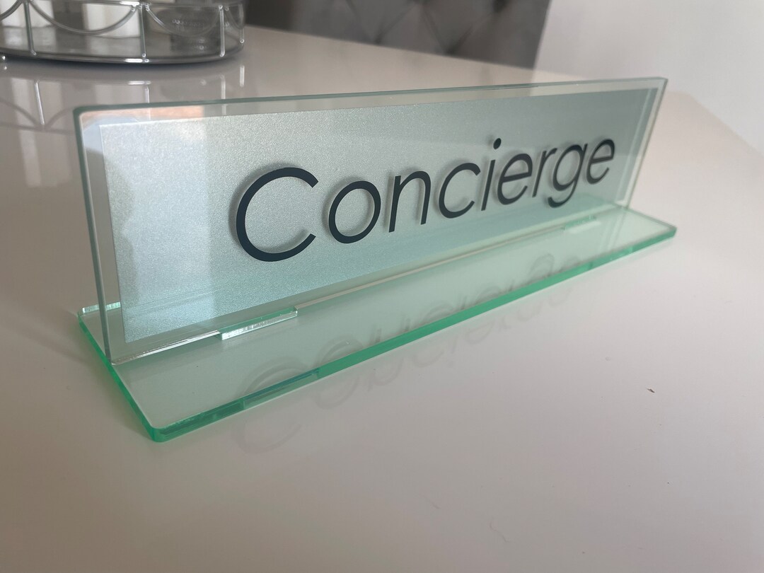Personalised Office Sign, Desk Table Top Sign, House Office Room Plaque ...