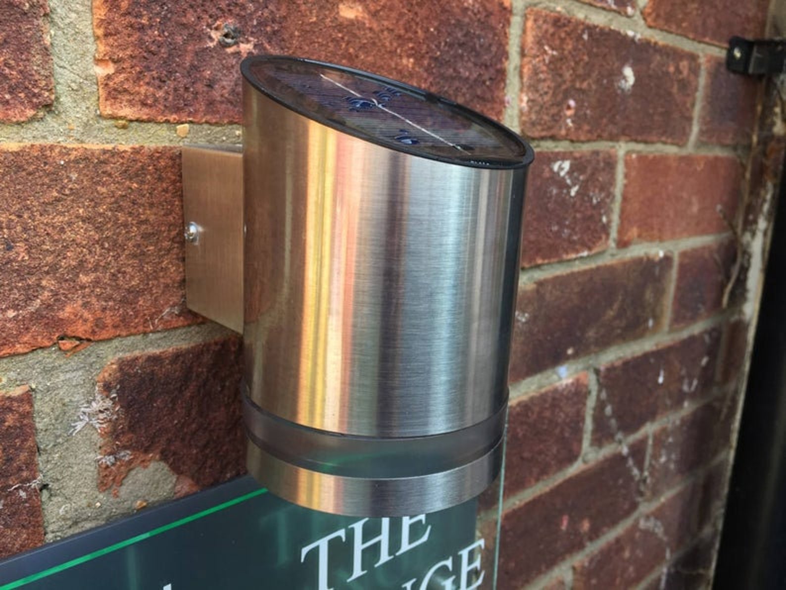 Modern Solar House Sign Light, Add to Your Exsisting House Sign, Solar ...