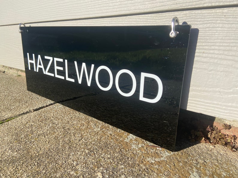 Hanging Blade Sign Double/ Single Sided Custom Size Sign Custom Swing ...