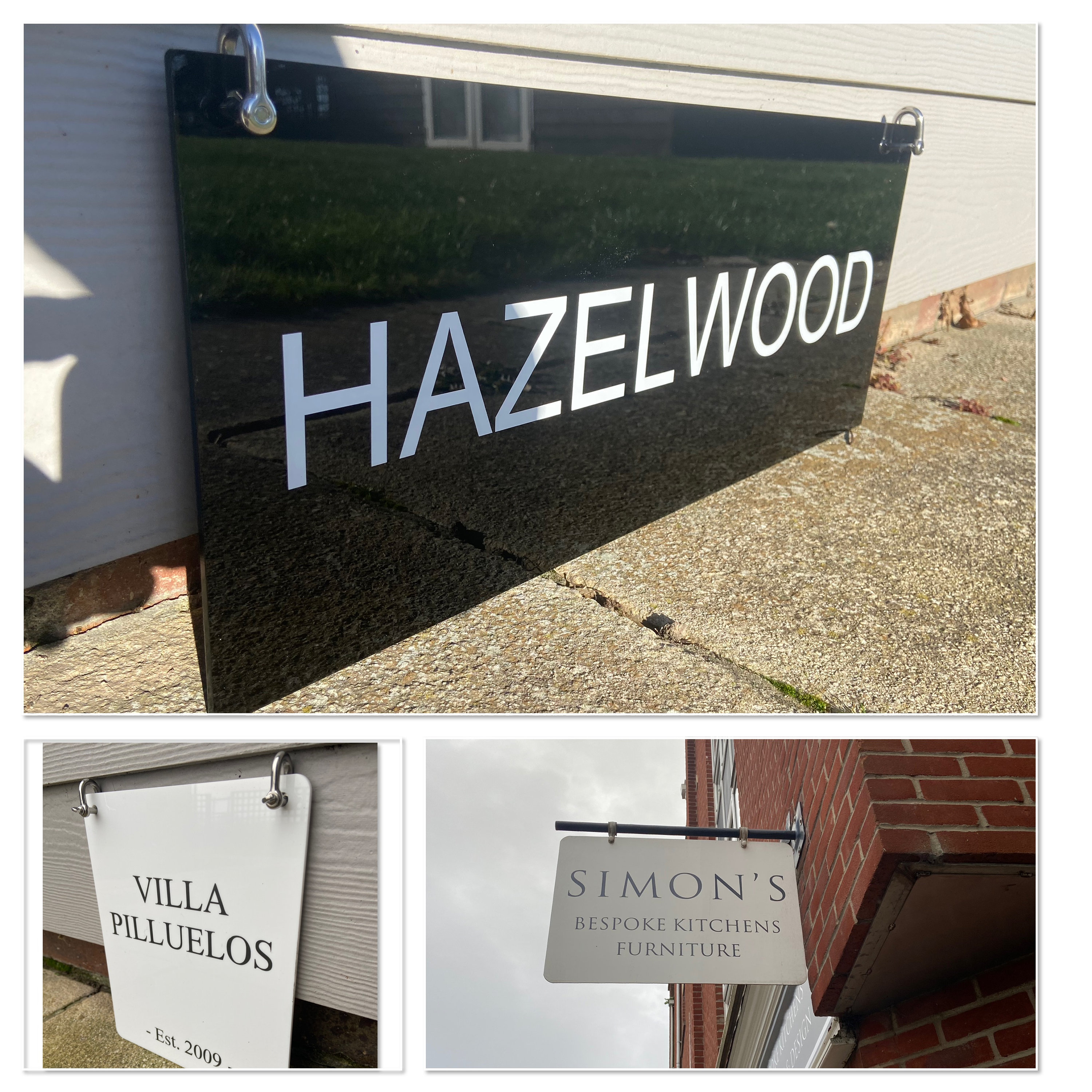 Hanging Blade Sign Double/ Single Sided Custom Size Sign Custom Swing ...