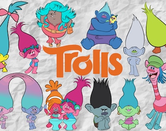 Trolls cut files | Etsy