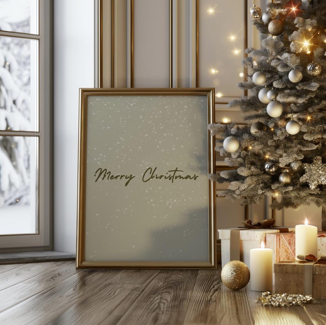 Merry Christmas Wall Art Christmas Wall Decor Christmas Tree Christmas ...