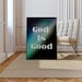 God is Good Wall Art Christian Wall Decor Christian Wall Art Framed Art ...