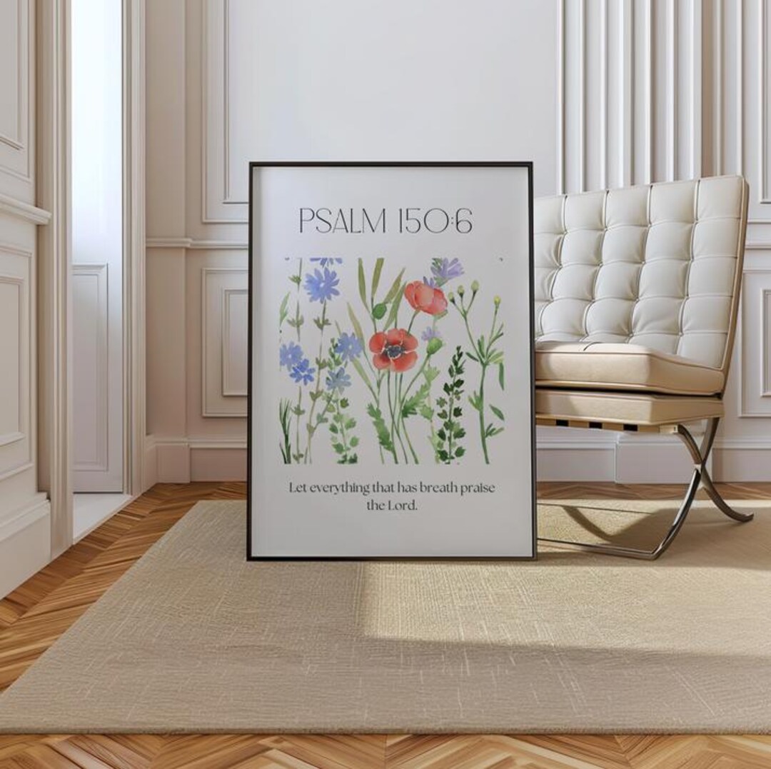 Praise the Lord Wall Art Christian Art Christian Wall Decor Jesus Art ...