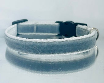 Grey Cat Collar | Etsy