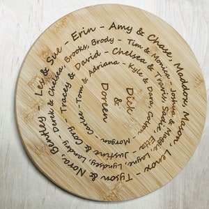 Lazy Susan Engraved to Add Your Own Design or Give Me Examples - Etsy