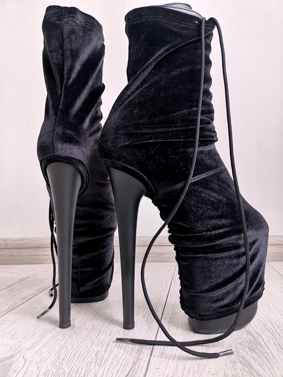 Pole Dance Shoe Covers, Velvet Platform Protectors Heels, Pole Shoe ...
