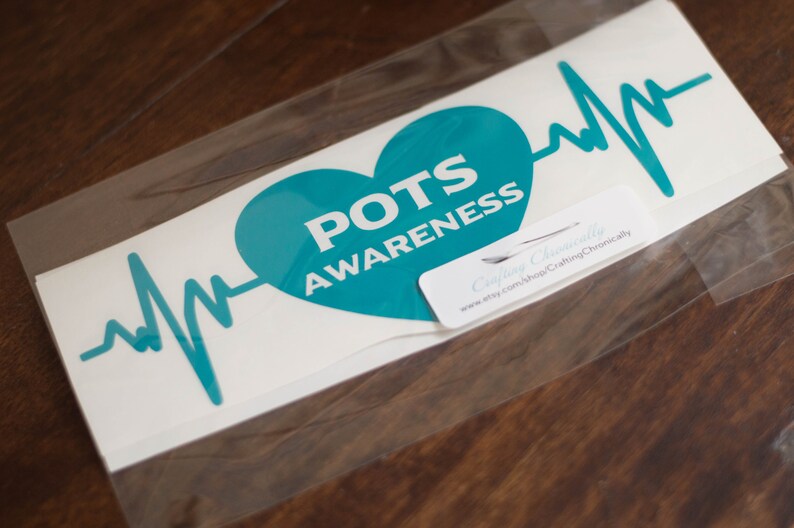 POTS Awareness Decal Spoonie Car Decal Spoonie Car Sticker | Etsy
