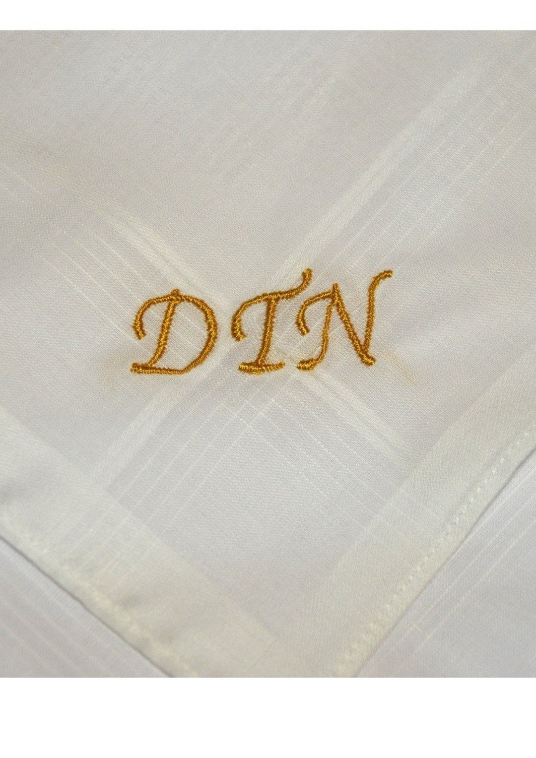 Set of 6 Gift Boxed Monogrammed/embroidered Handkerchiefs (P) With up ...