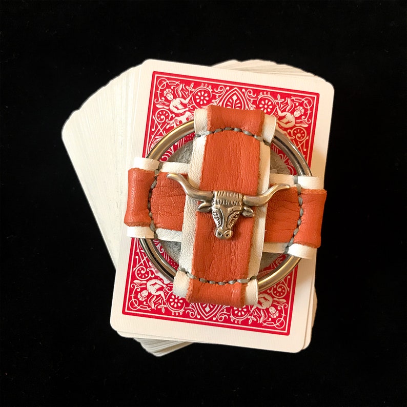 University of Texas Themed Poker Card Guard / Protector / - Etsy