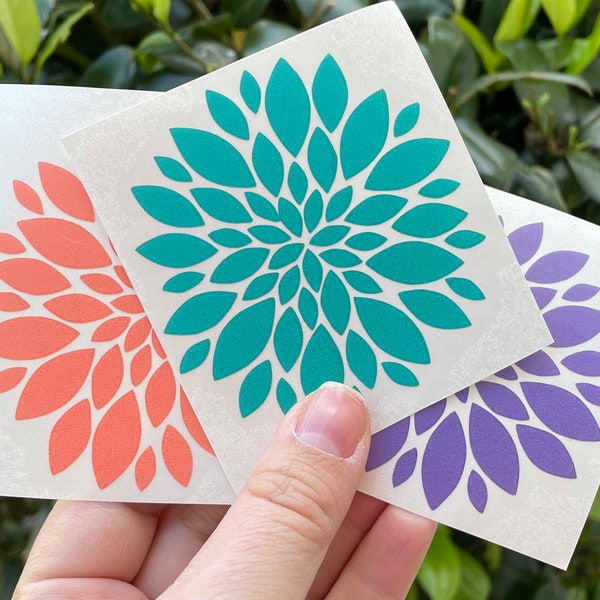Floral Decal - Etsy