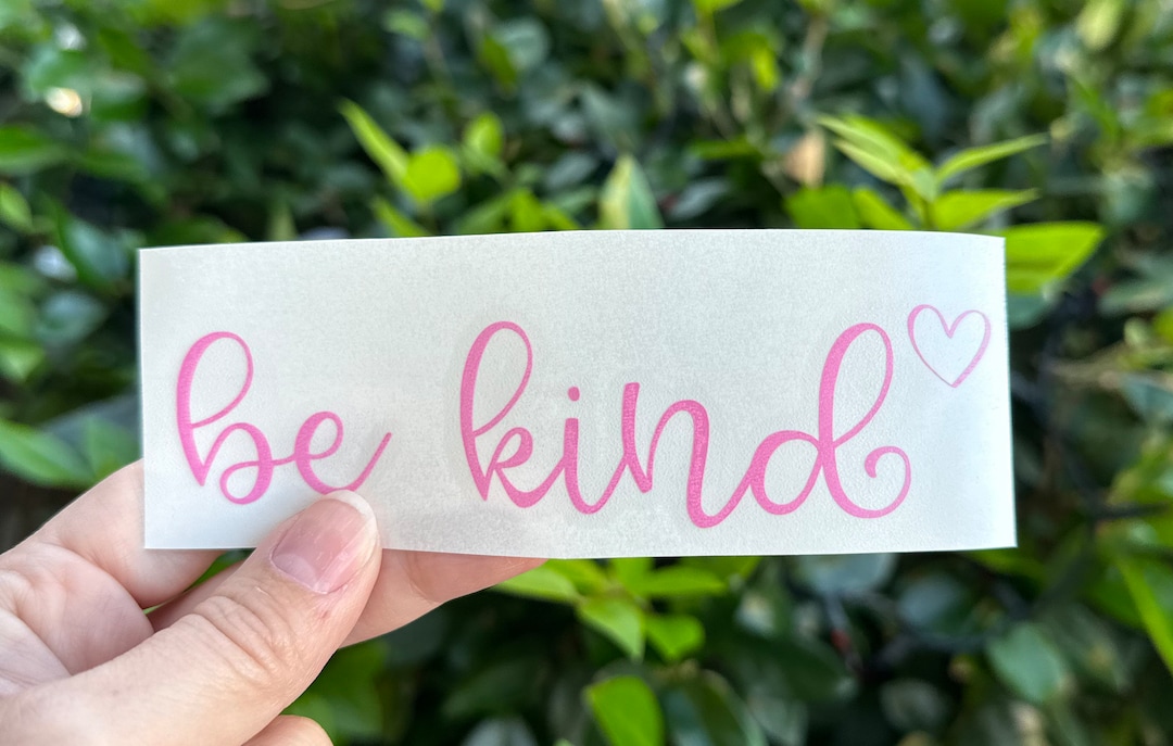 Be Kind, Be Kind Decal, Anti Bullying, Car Decal - Etsy