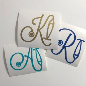 Stethoscope Letter Decal, Nurse Decal, Initial Decal for Car, Nurse ...