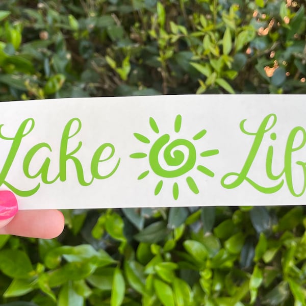 Lake Life Decal - Etsy